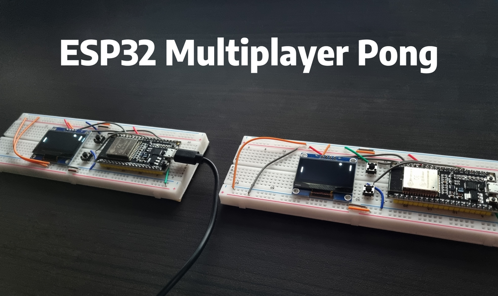 Using Esp32 Communication For A Multiplayer Pong Game Using Wifi Udp Zaitronics