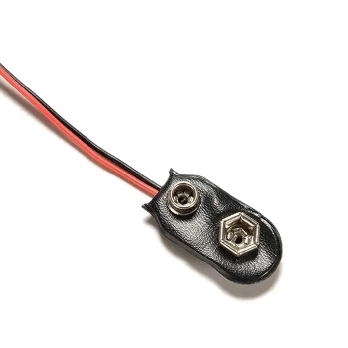 9V 'I' Type Battery Clip Snap Connectors – Zaitronics