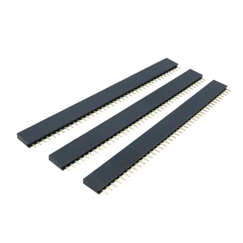 10 Pack 40 Pin Female Header 2.54mm - (1×40) – Zaitronics