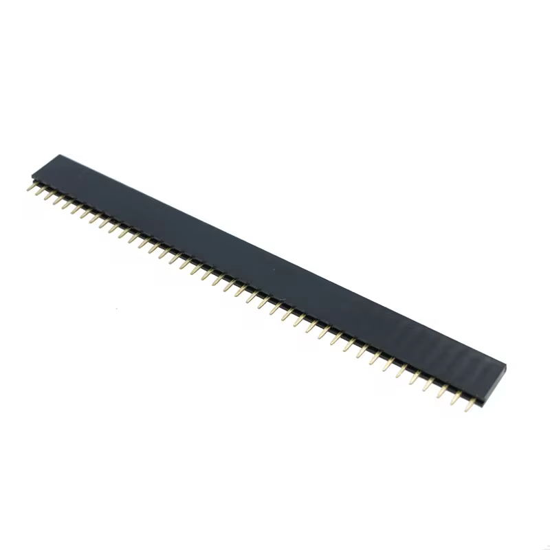 40 Pin Female Header 2.54mm Single Row - (1×40) – Zaitronics