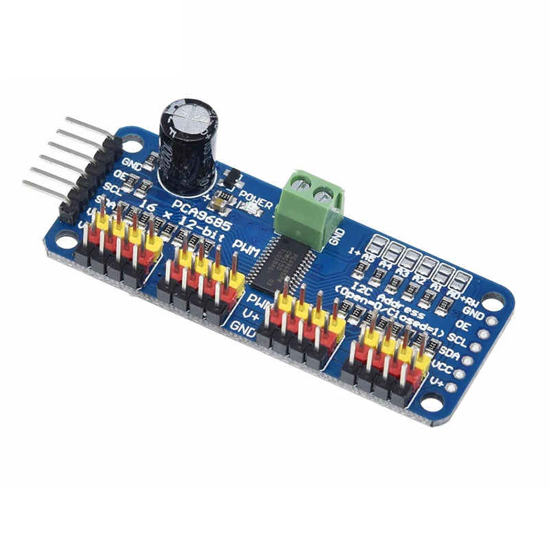 PCA9685 16 Channel PWM Servo Driver Controller – Zaitronics