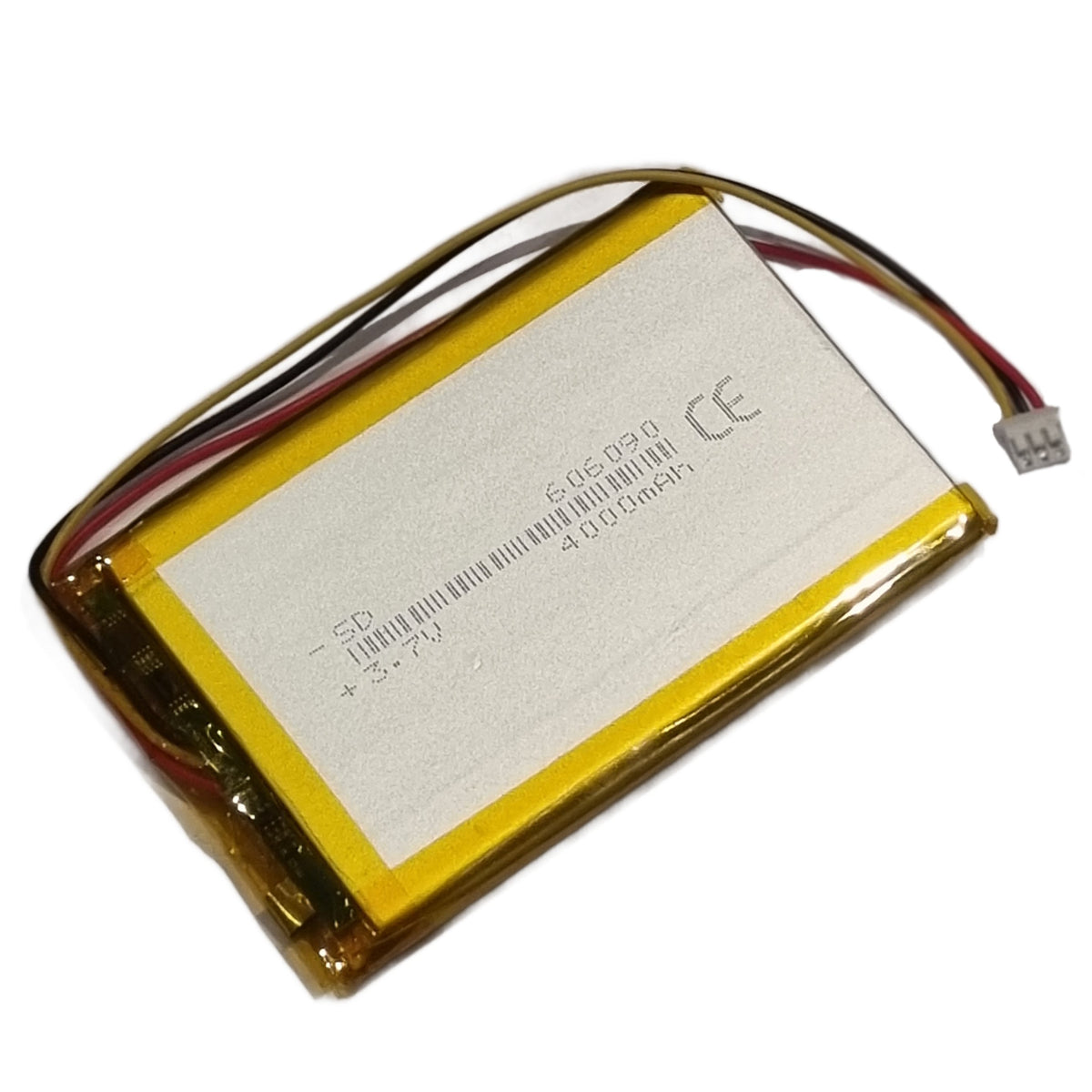 3.7V 4000mAh LiPo Battery Australia | Lithium Polymer 606090 3 Pin ...
