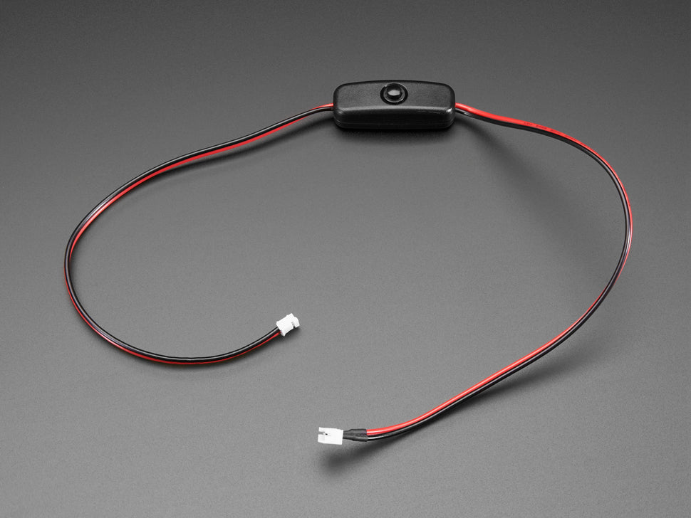 JST 2-pin Extension Cable with On/Off Switch - JST PH2 – Zaitronics