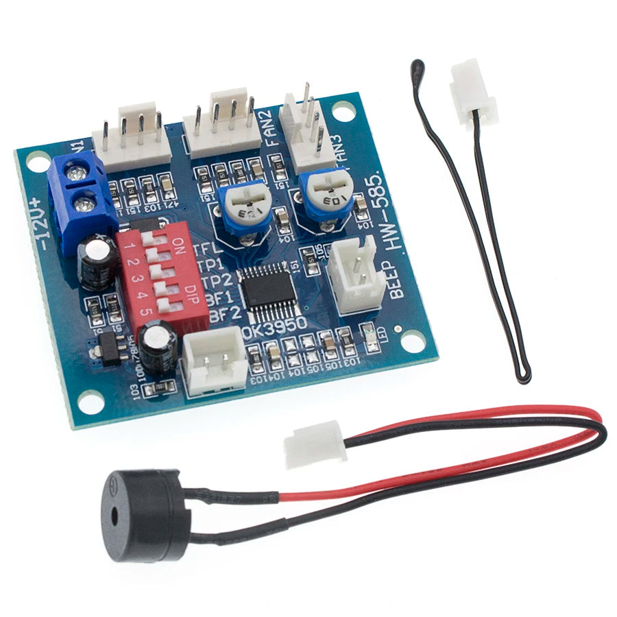 PWM Fan Temperature Speed Controller 12V 5A - HW-585 – Zaitronics