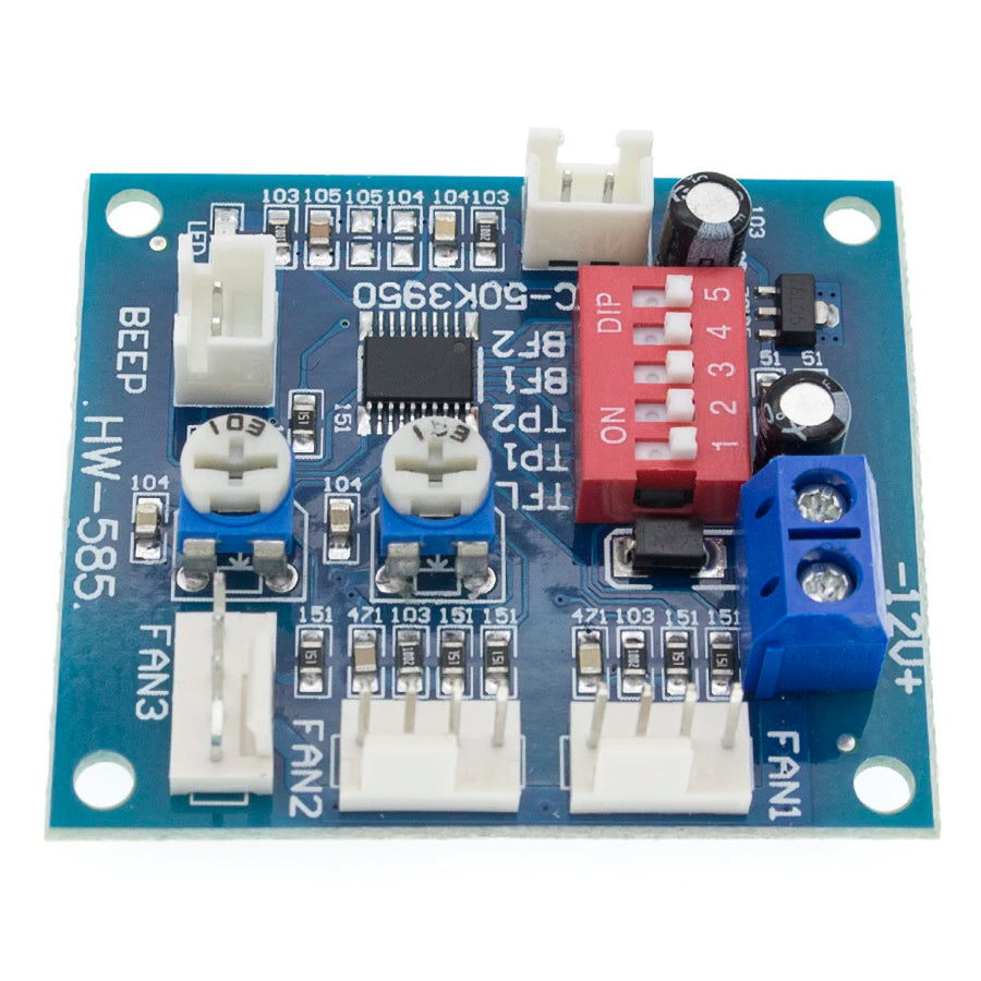 DC 12V 5A PWM Fan Temperature Control Speed Controller – Zaitronics