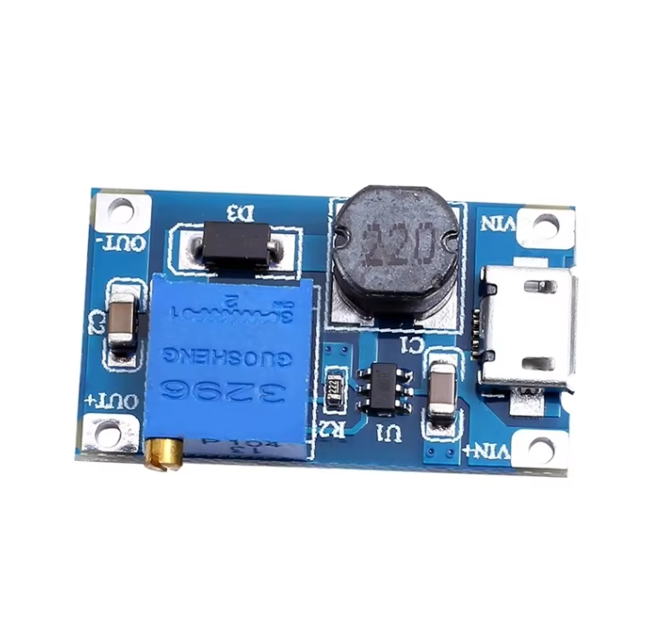MT3608 Micro USB Step Up Module – Zaitronics