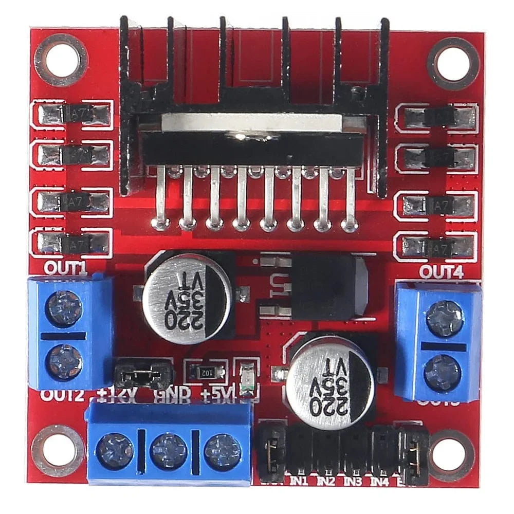 L298N Dual H Bridge Stepper Motor Driver – Zaitronics