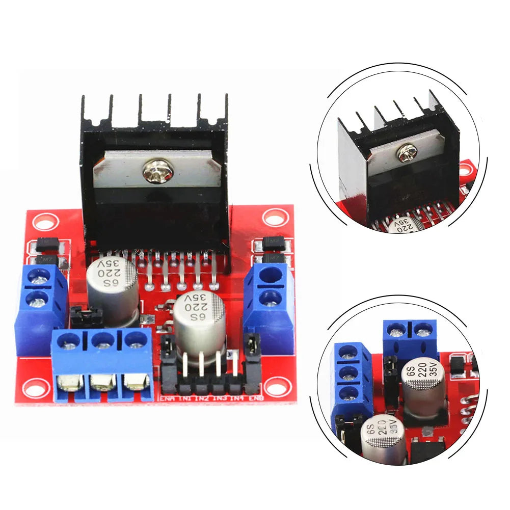 L298N Dual H Bridge Stepper Motor Driver – Zaitronics
