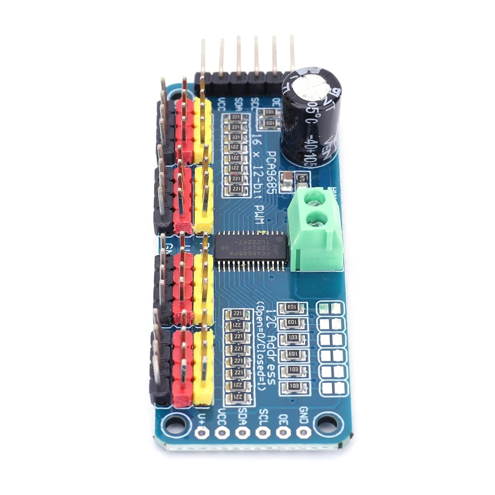 PCA9685 16 Channel PWM Servo Driver Controller – Zaitronics