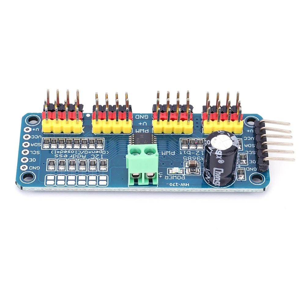 PCA9685 16 Channel PWM Servo Driver Controller – Zaitronics