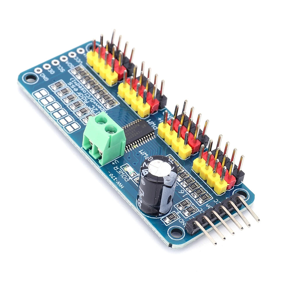 PCA9685 16 Channel PWM Servo Driver Controller – Zaitronics