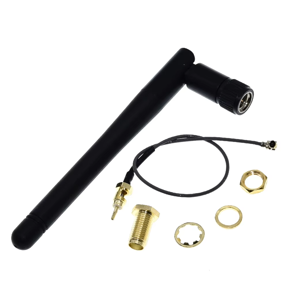 2.4GHz 3dBi Wi-Fi Antenna with SMA to IPEX Connector for ESP32/ESP8266 ...