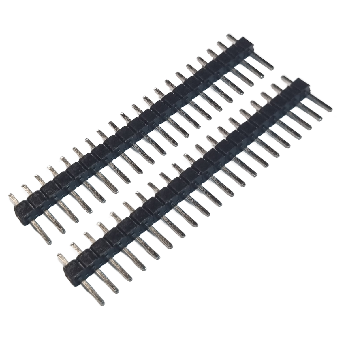 Pico Headers Pack - 2× Male Pin Header Single Row 2.54mm - (1×20 ...