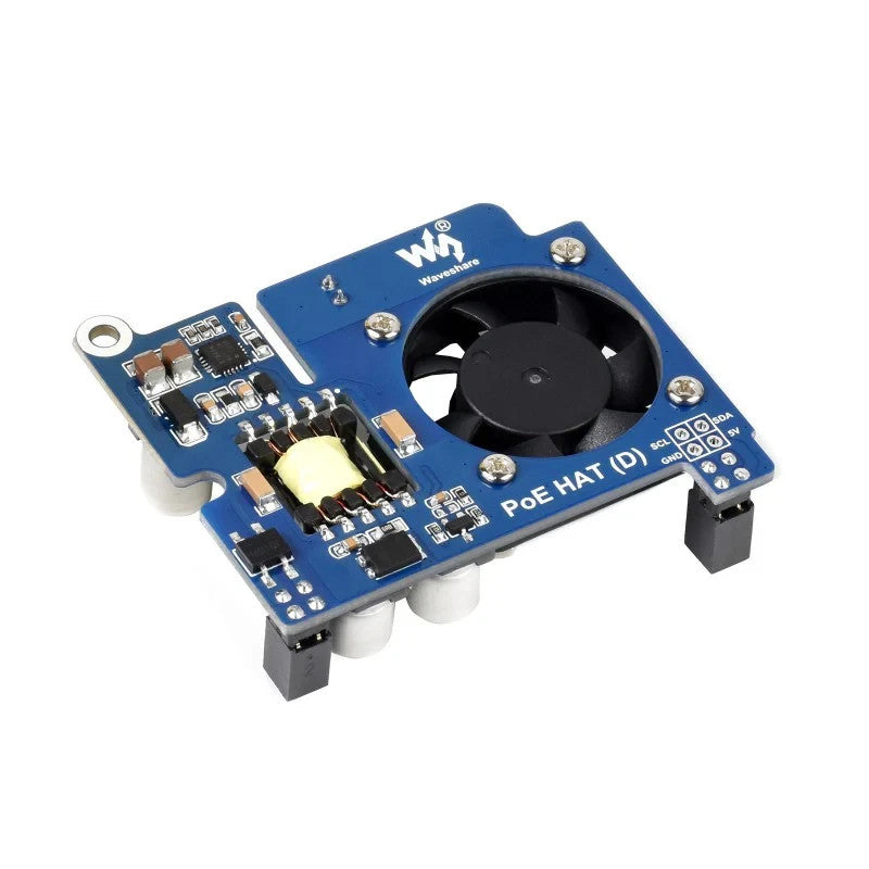 Power over Ethernet HAT (D) for Raspberry Pi 3 & 4 - Waveshare – Zaitronics